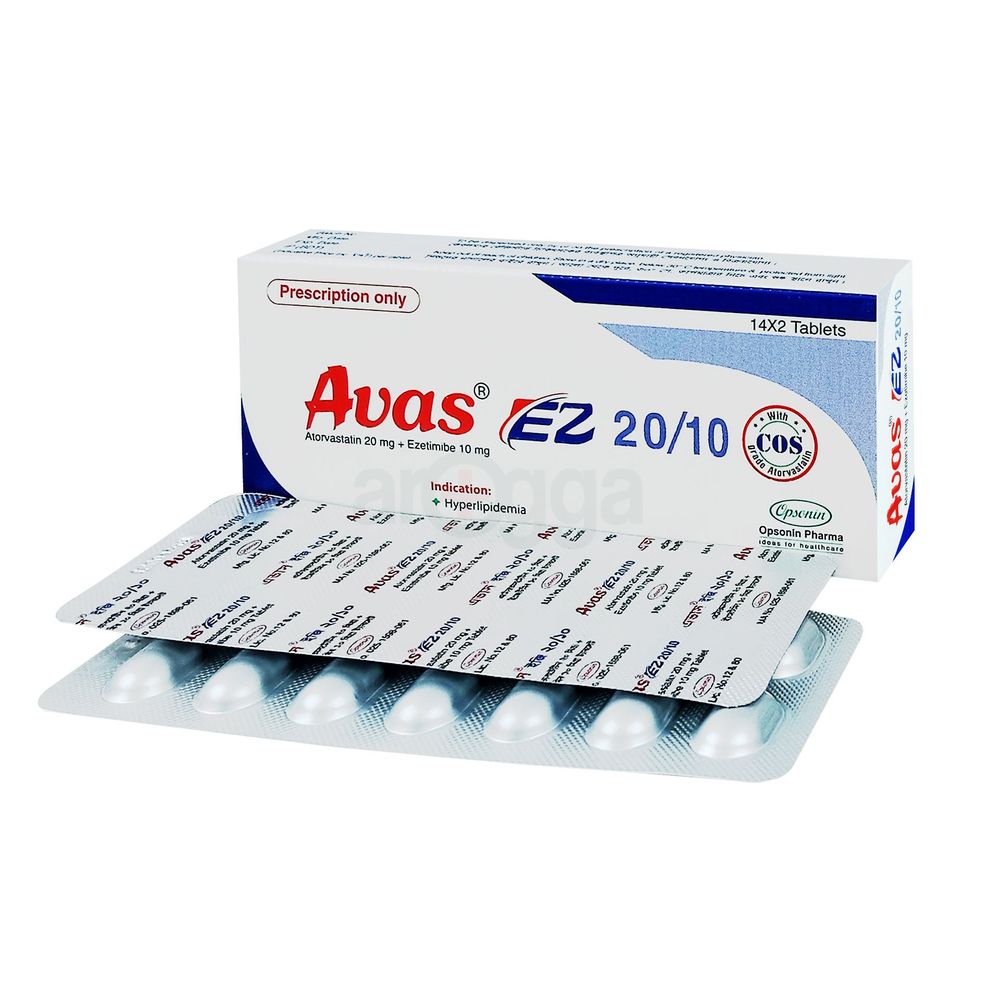 Avas EZ 20/10mg+10mg tablet - Arogga Online Pharmacy