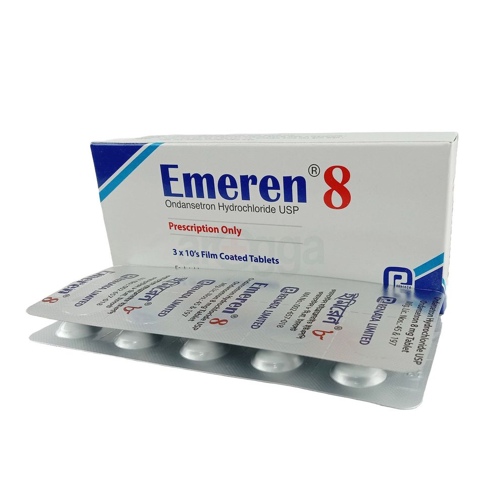 Emeren 8mg Tablet - Arogga Online Pharmacy