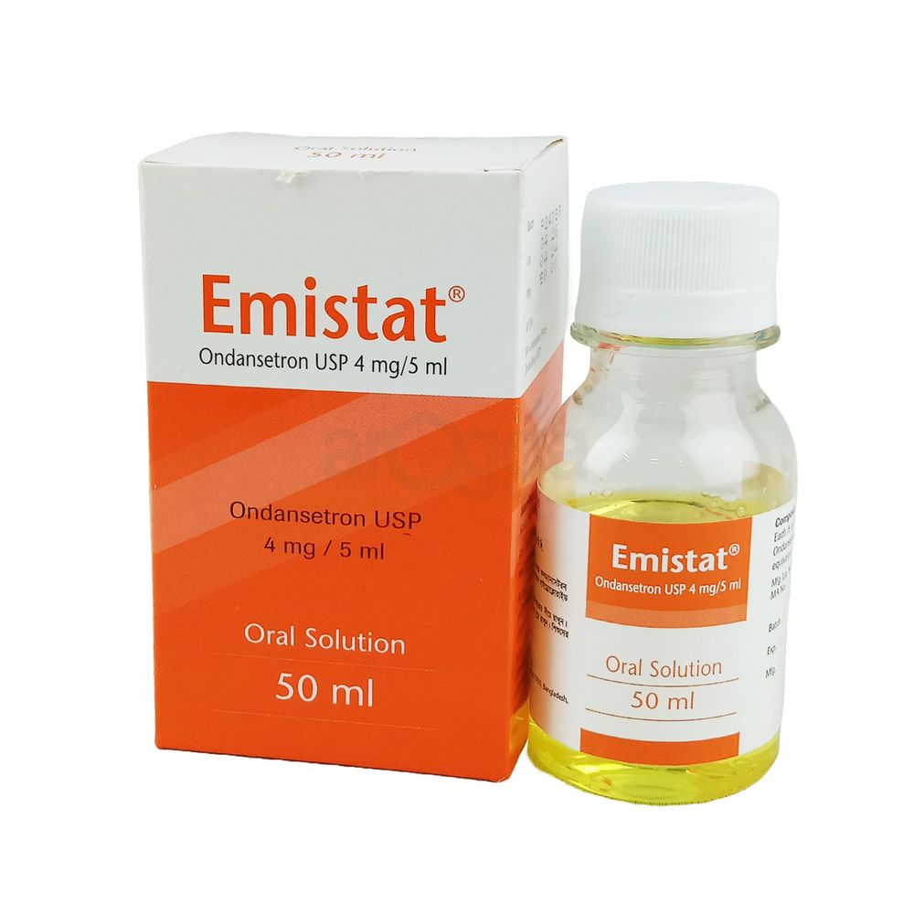 Emistat 4mg/5ml Syrup - ইমিসটেট সিরাপ ৮ মি.গ্রা. ট্যাবলেট - Arogga ...