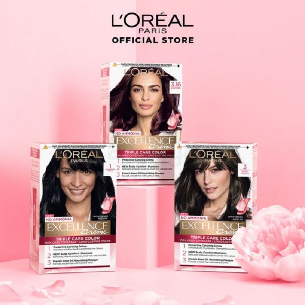 Loreal Paris Excellence Creme Hair Color 621 Deep Dark Blonde - Arogga ...