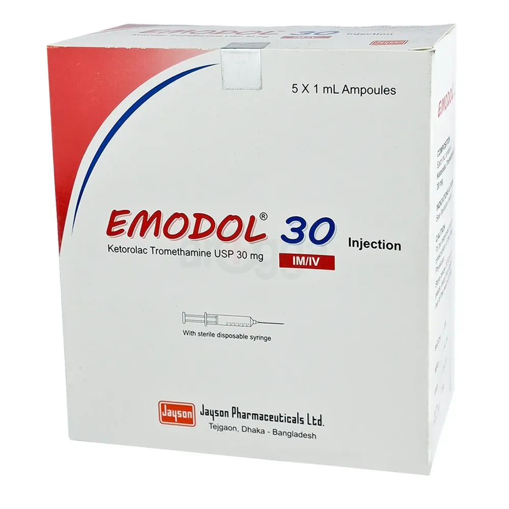 Emodol 30 Injection 30mg/ml Injection - Arogga Online Pharmacy