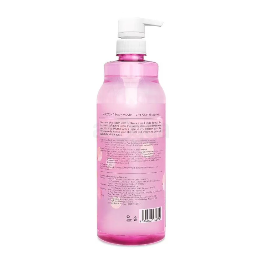 Watson Love My Skin Brightening Body Wash Cherry Blossom - Arogga ...