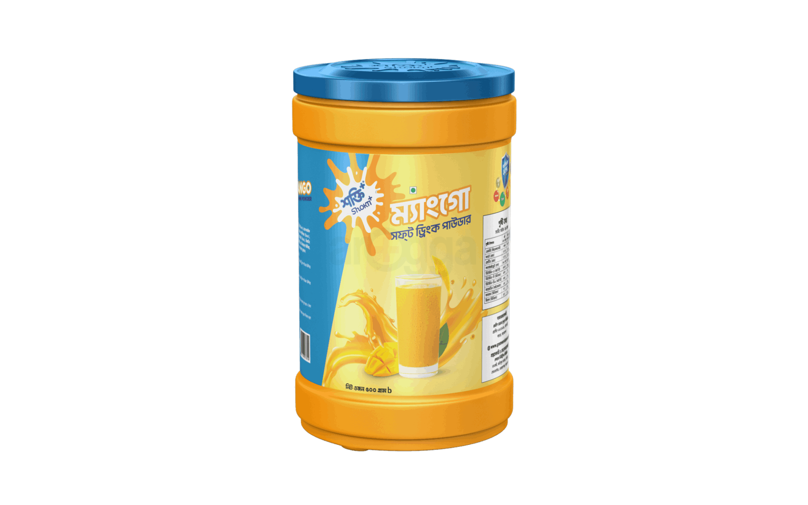 Shokti+ Mango Soft Drink Powder-Plastic 500gm Jar Free Spoon! price in ...