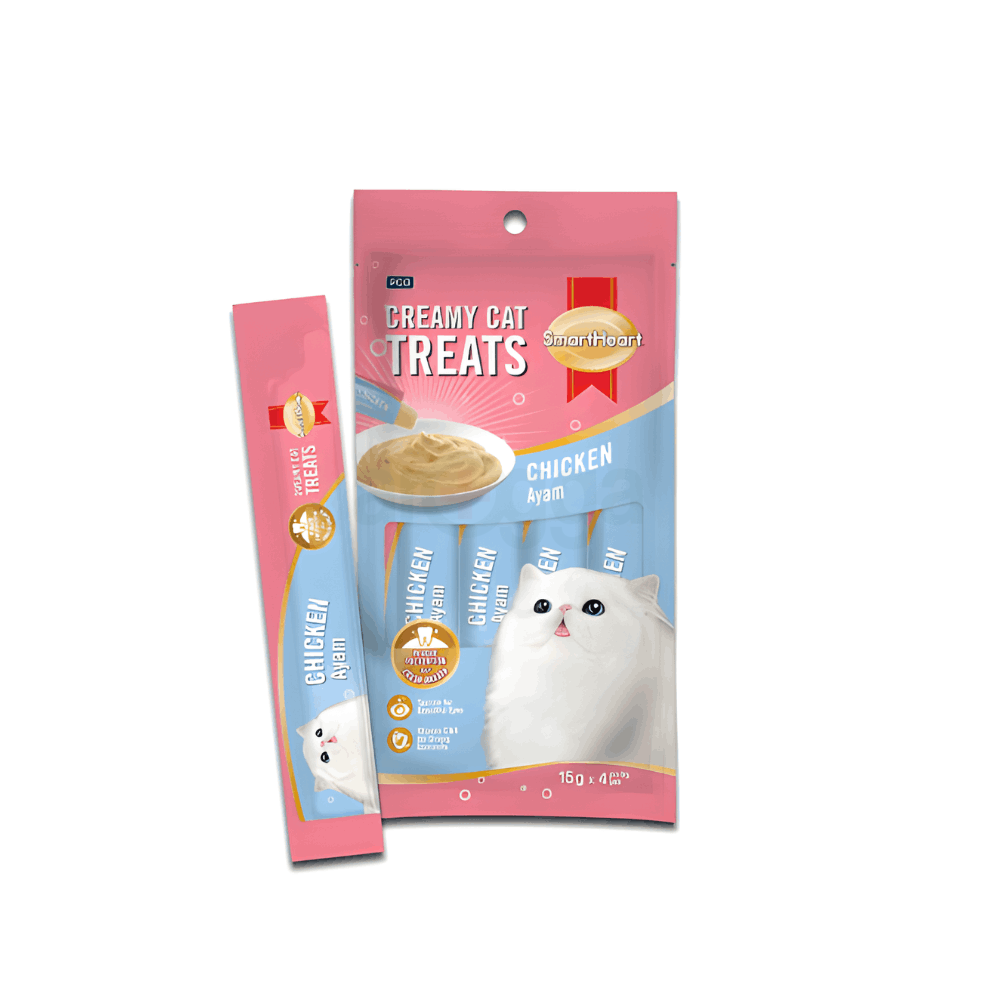 SmartHeart Creamy Treat Chicken Flavour 60gm (15gm x 4) - Arogga Online ...