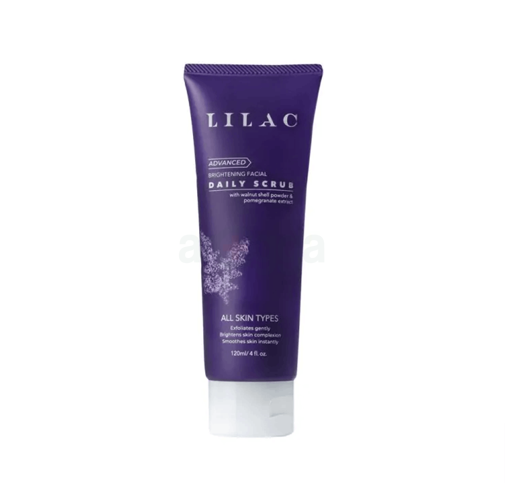 Lilac Advanced Brightening Daily Scrub All Skin Types 120ml - Arogga ...