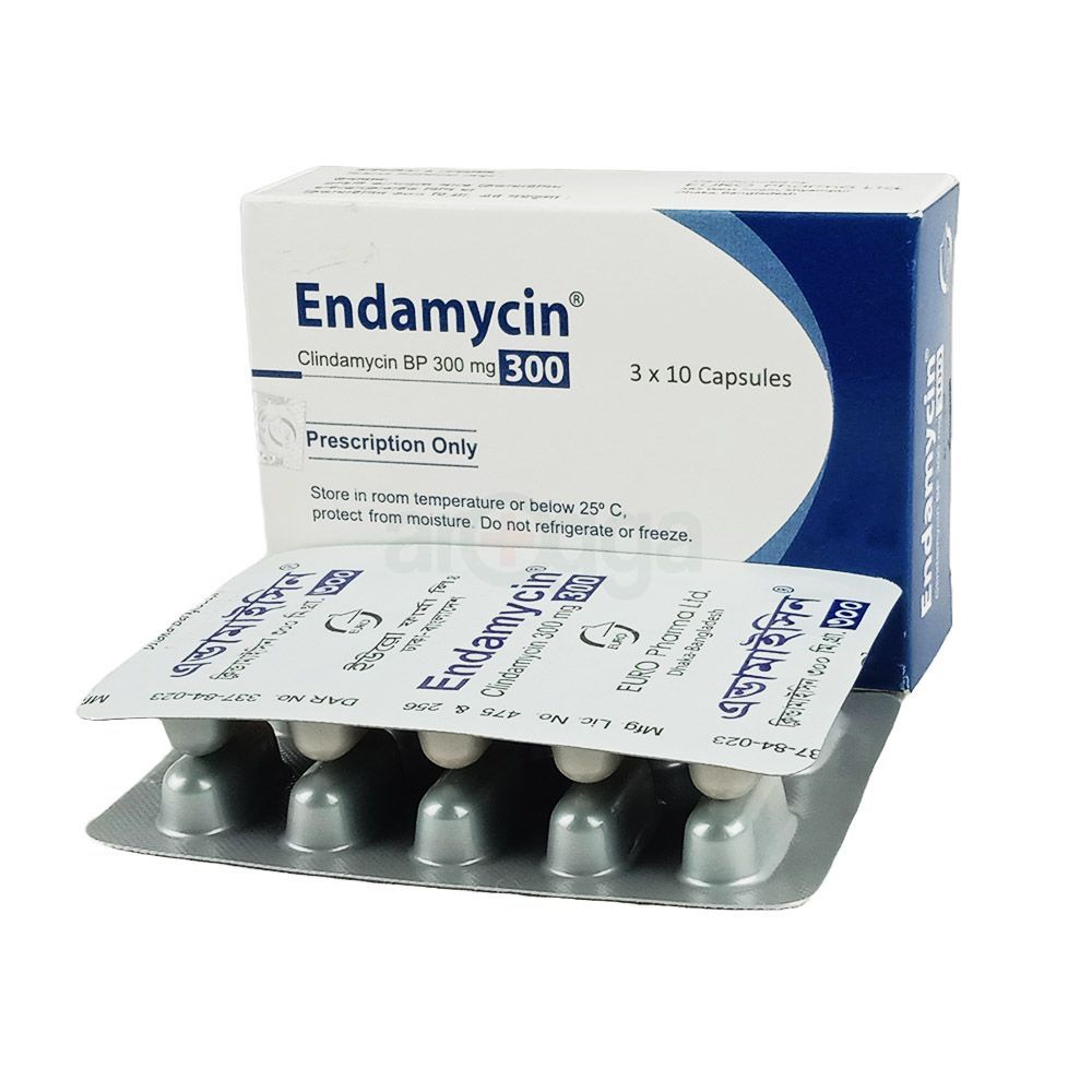 Endamycin 300mg Capsule - Arogga Online Pharmacy