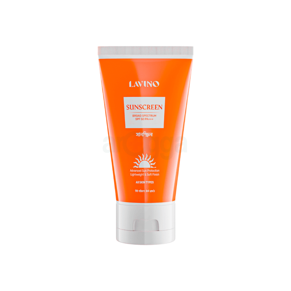 Lavino Sunscreen Broad Spectrum SPF 50 PA+++ 60ml price in Bangladesh ...