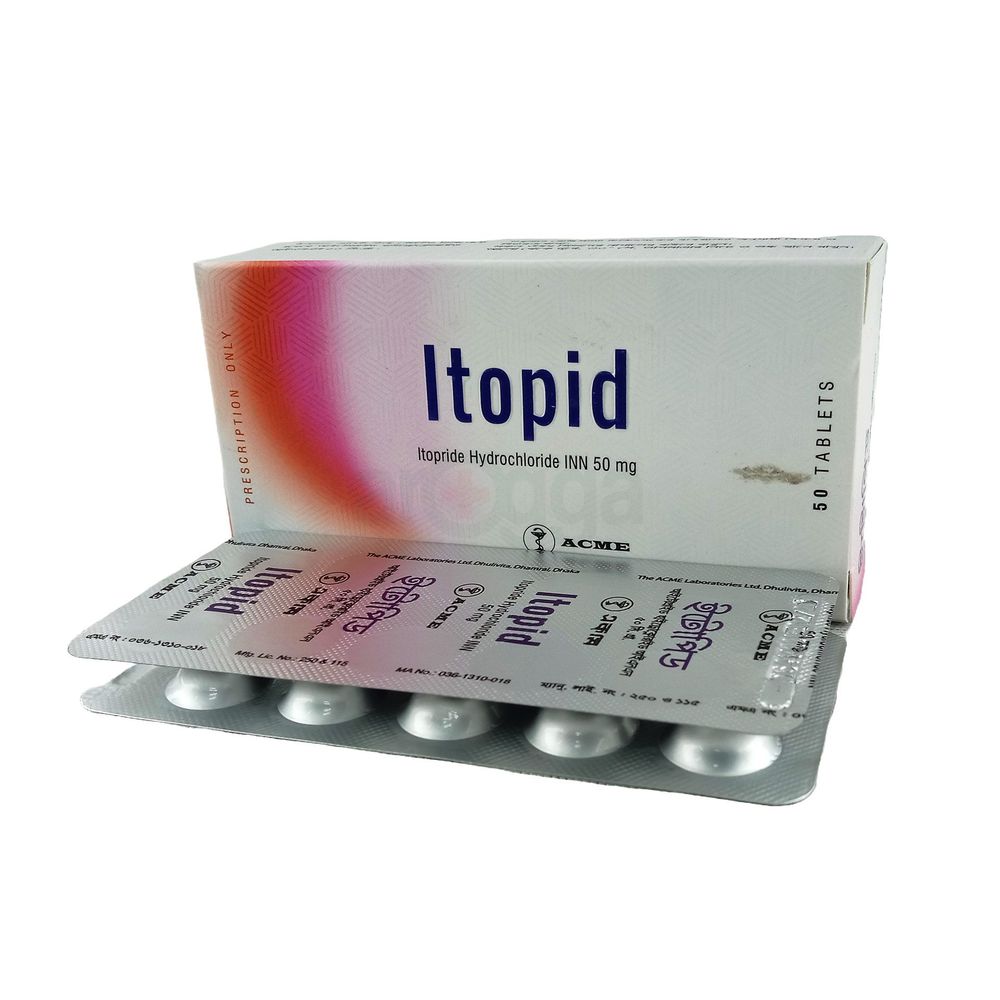Itopid 50mg tablet - Arogga Online Pharmacy