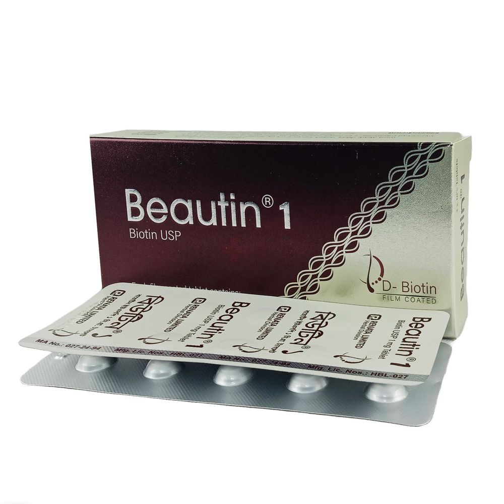 Beautin 1mg tablet - Arogga Online Pharmacy