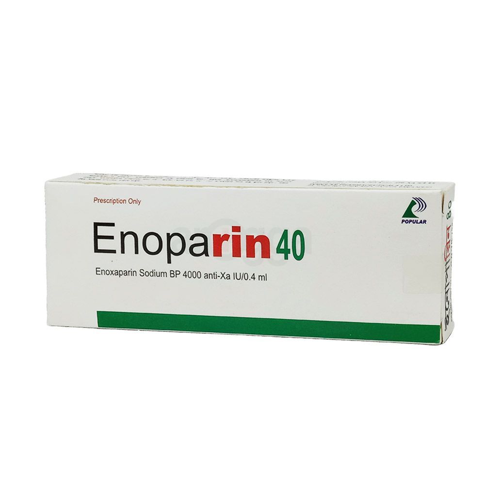 Enoparin 40mg/0.4ml Injection - Arogga Online Pharmacy