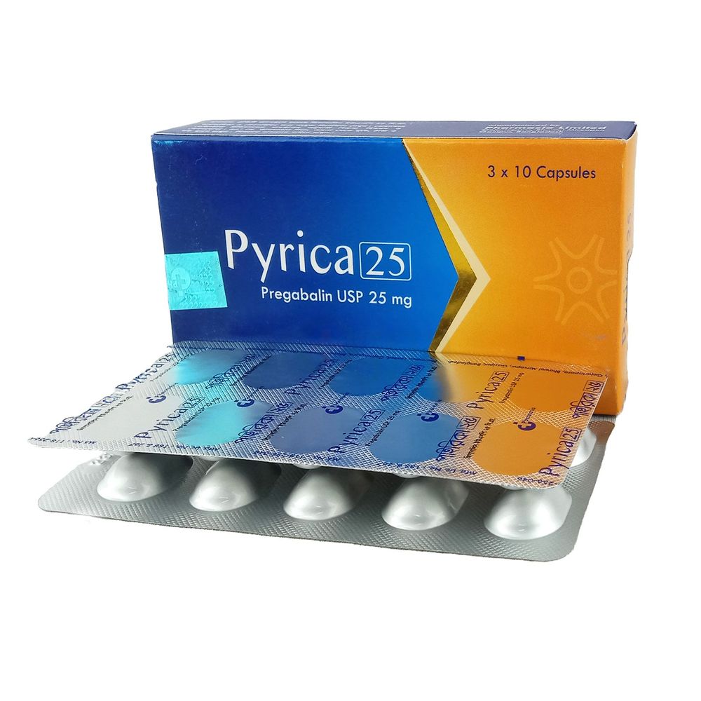 Pyrica 25mg capsule - Arogga Online Pharmacy