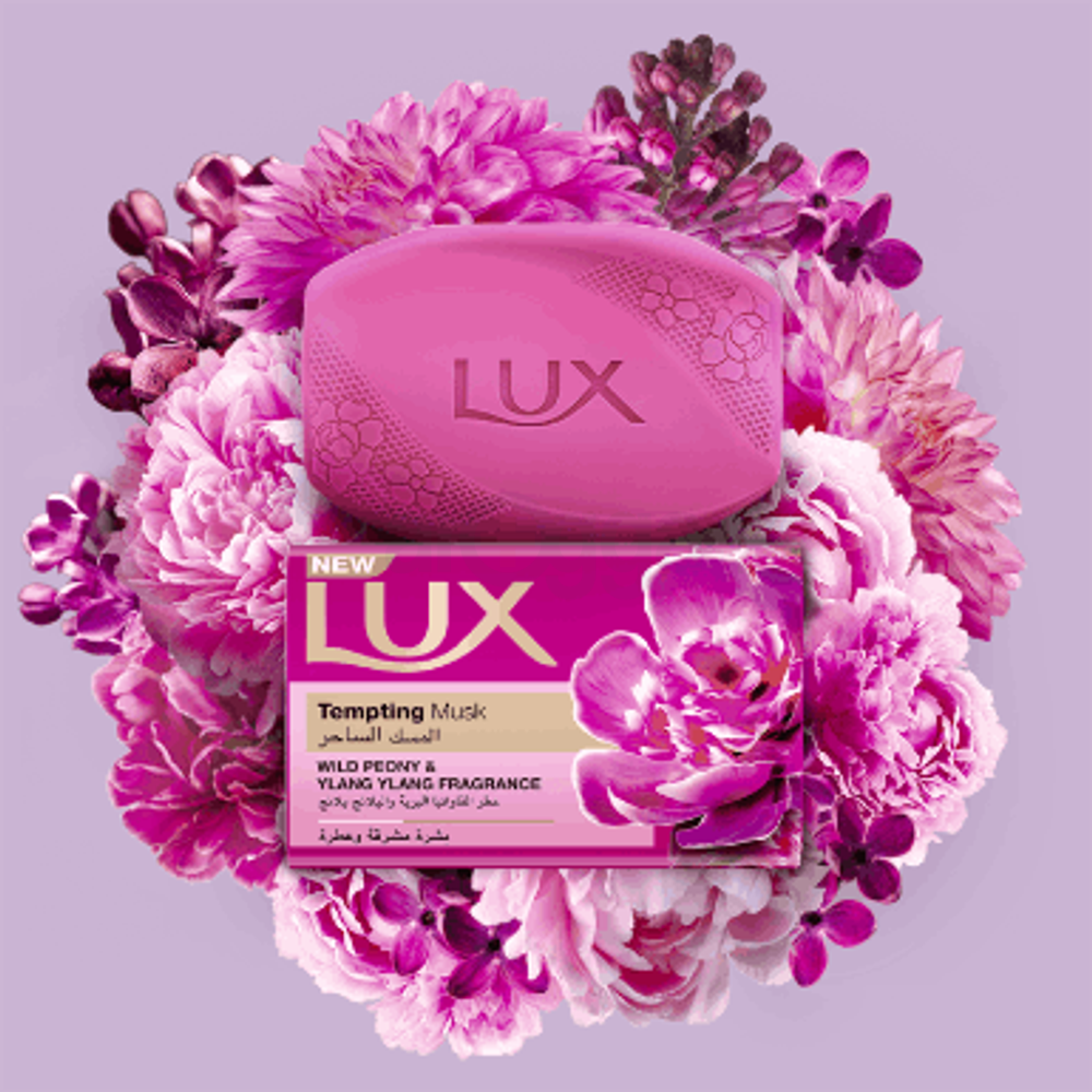 Lux Tempting Musk Wild Peony & Ylang Ylang Fragrance Bar Soap (Made in ...