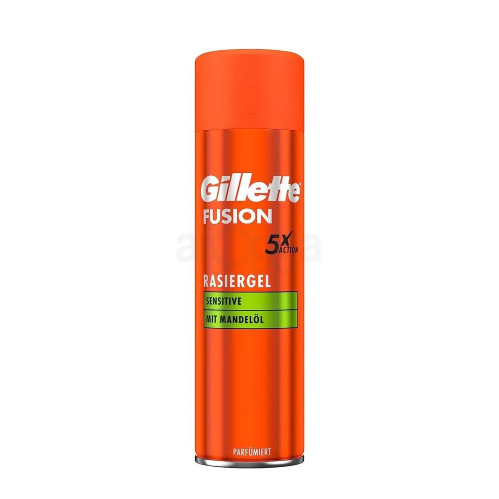 Gillette Fusion 5X Action Shaving Gel With Almond Oil - Arogga Beauty Store
