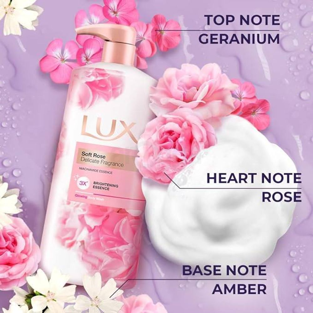 Lux Soft Rose Delicate Fragrance Body Wash - Arogga Beauty Store