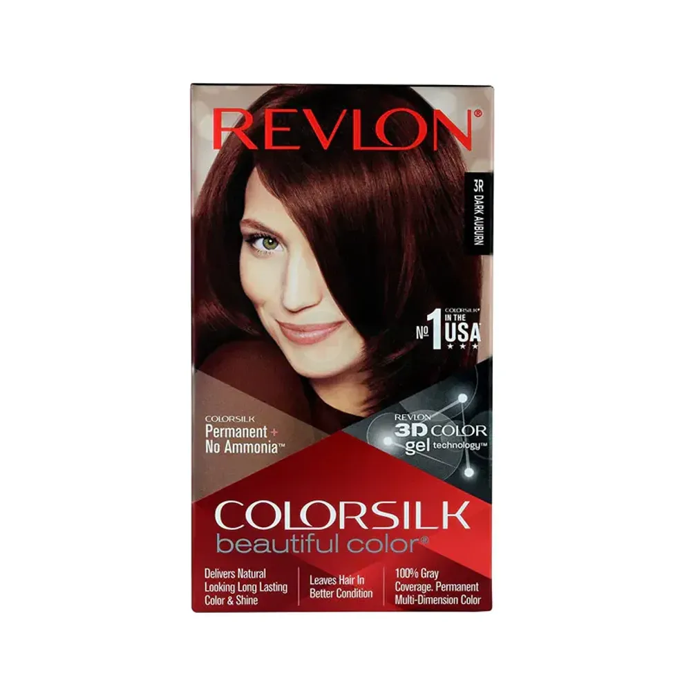 Revlon Colorsilk Beautiful Hair Color-31/3R Dark Auburn - Arogga Beauty ...