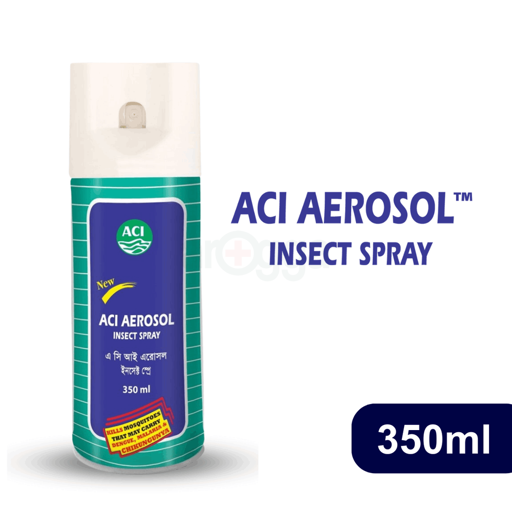 ACI Aerosol Insect Spray 350ml - Arogga Online Pharmacy