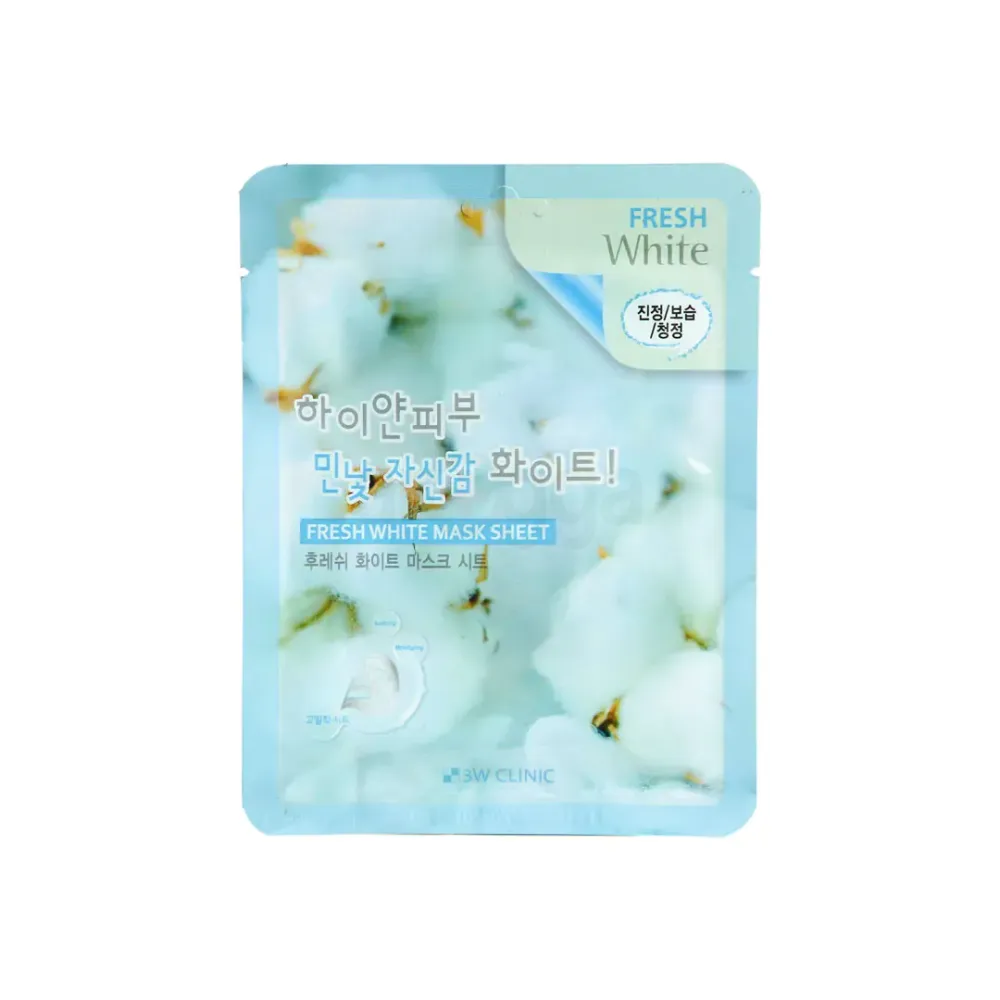 3W Clinic Fresh White Sheet Mask - Arogga Beauty Store