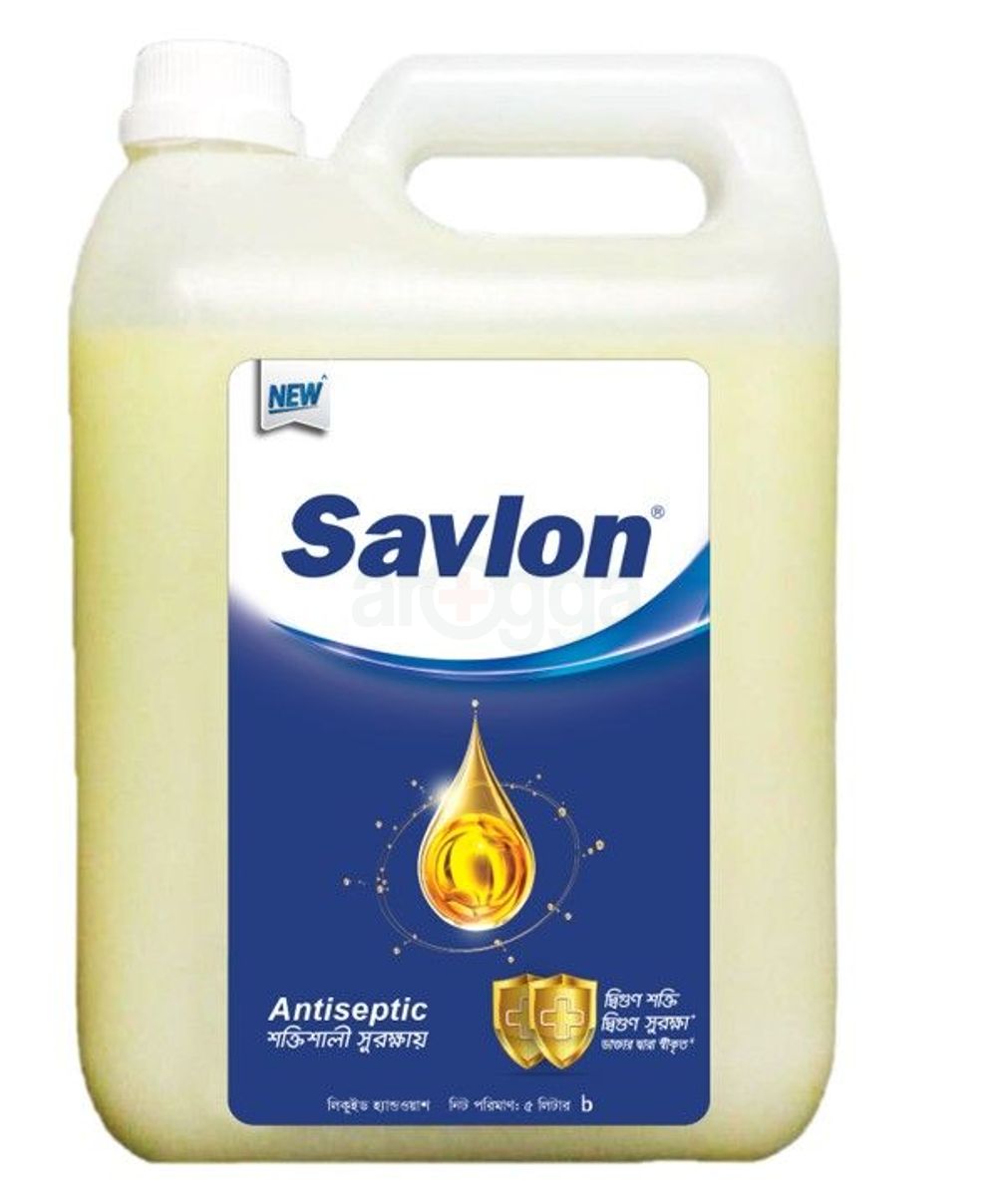Savlon Handwash Antiseptic 5L - Arogga Online Pharmacy