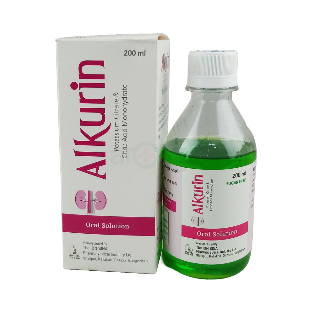 Alkurin 5gm+30gm/100m Oral Solution - Arogga Online Pharmacy