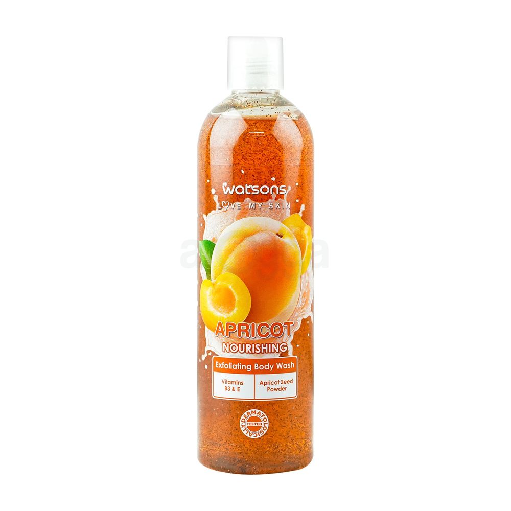 Watsons Love My Skin Nourishing Apricot Exfoliating Body Wash 410ml ...
