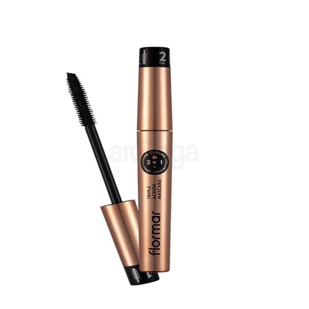 Flormar Triple Action Mascara 08ml - Arogga Beauty Store