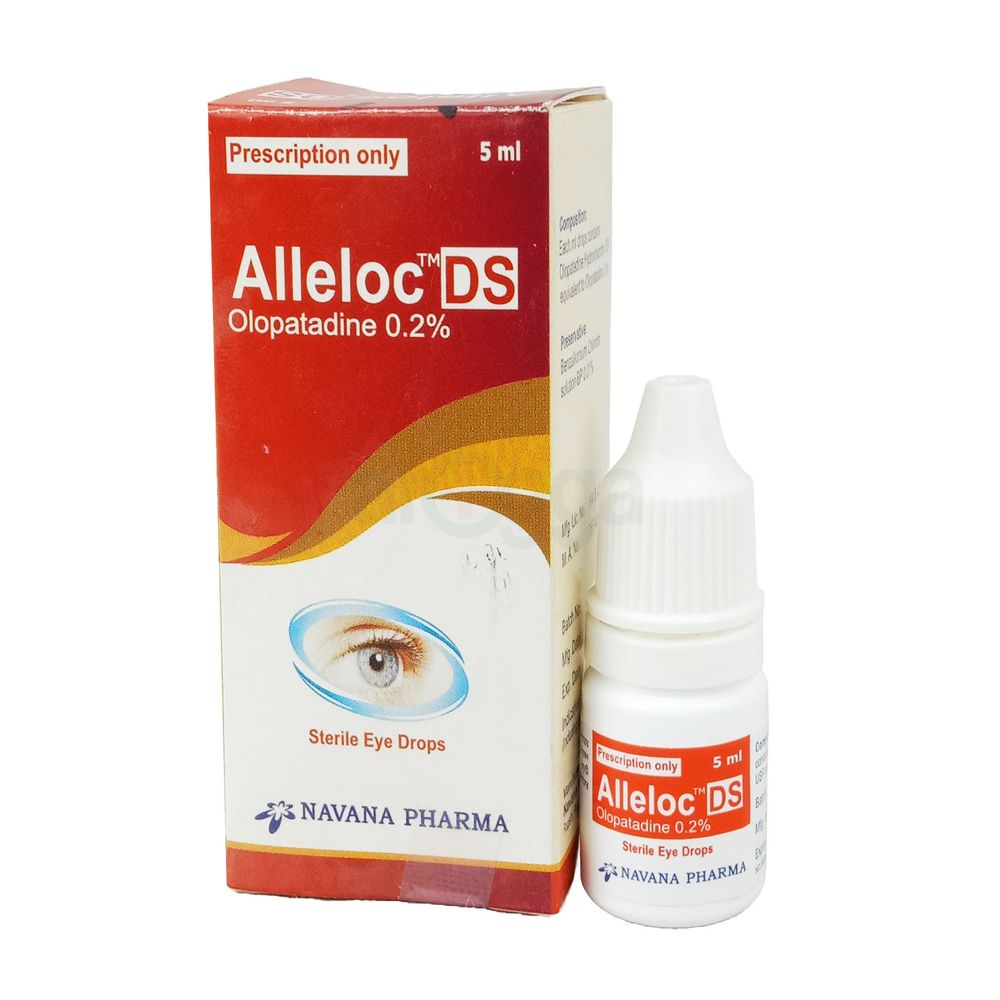 Alleloc DS 0.20% Eye Drop - Arogga Online Pharmacy