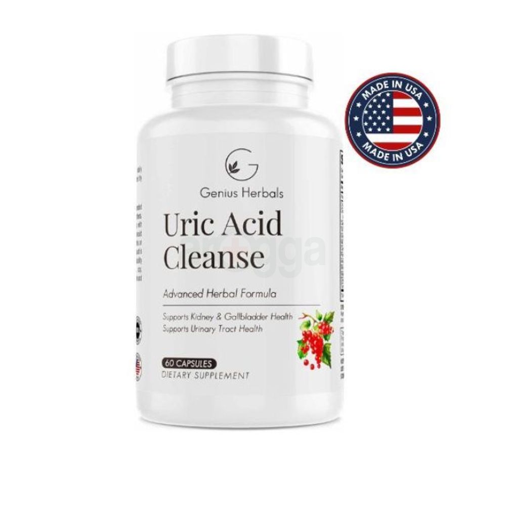 Genius Herbals Uric Acid Cleanse (60 Capsules) - Arogga Online Pharmacy