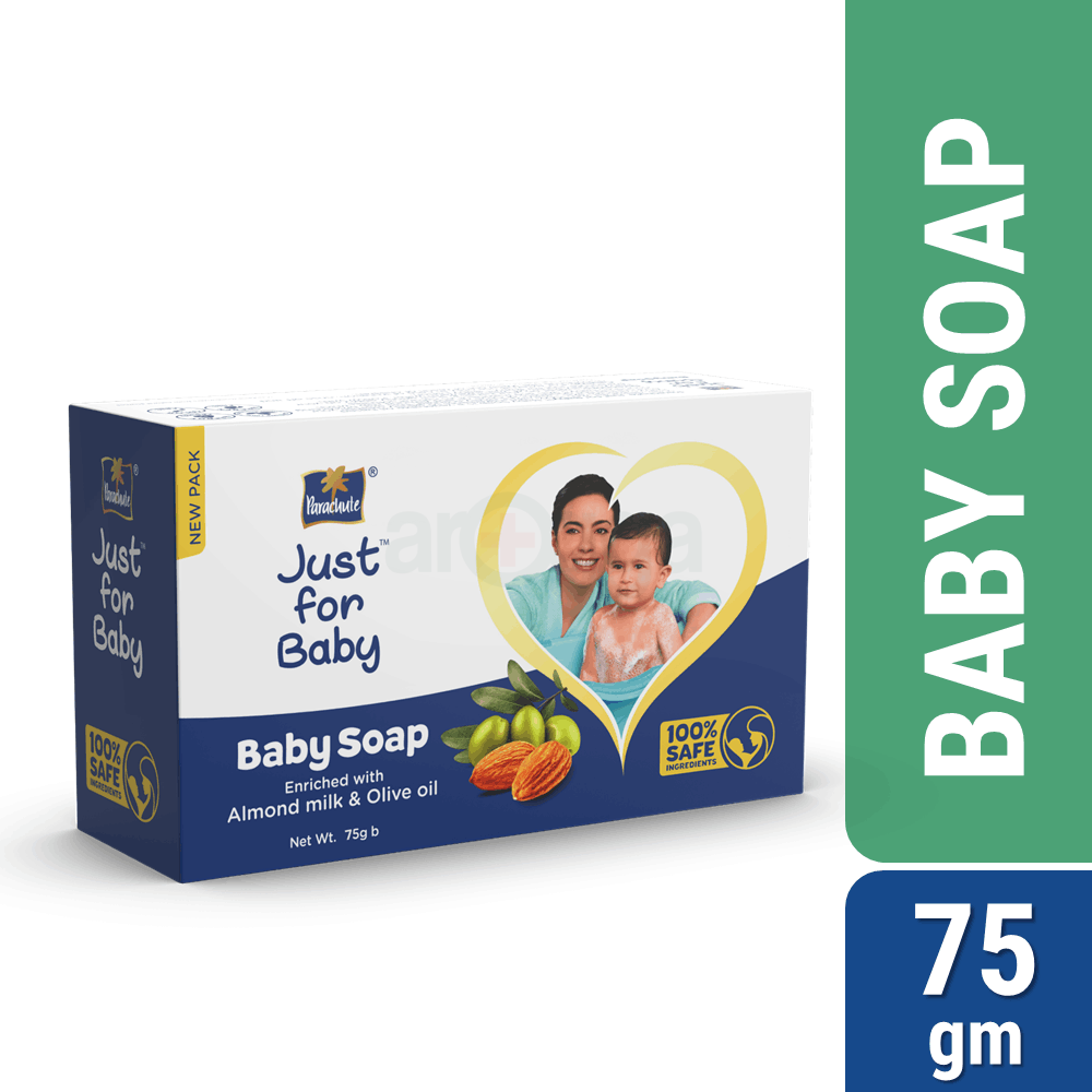Parachute Just for Baby - Baby Soap 75g - Arogga Online Pharmacy
