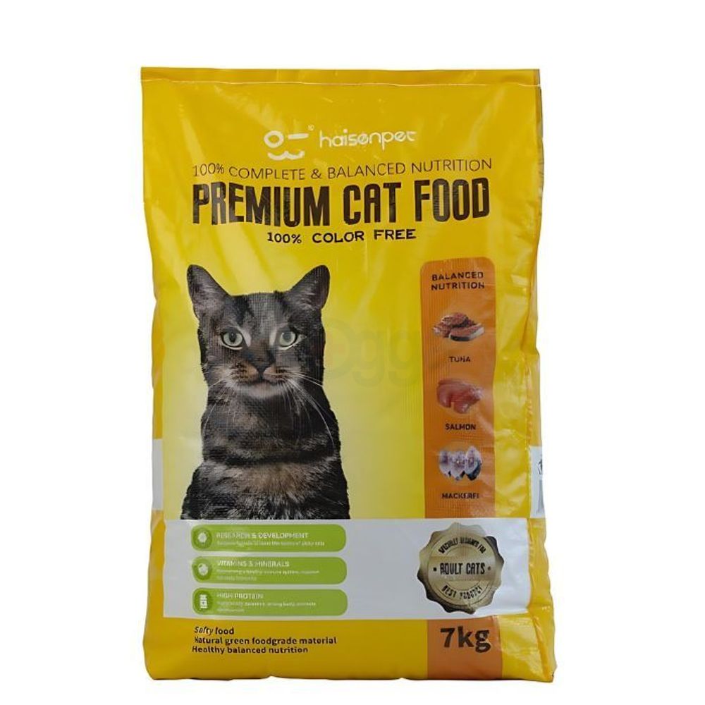 Haisenpet Premium Cat Food Tuna Salmon And Mackerel 7KG - Arogga Online ...