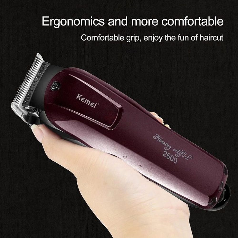 Kemei KM-2600 Professional Cord Cordless Hair Clipper Beard Trimmer for ...