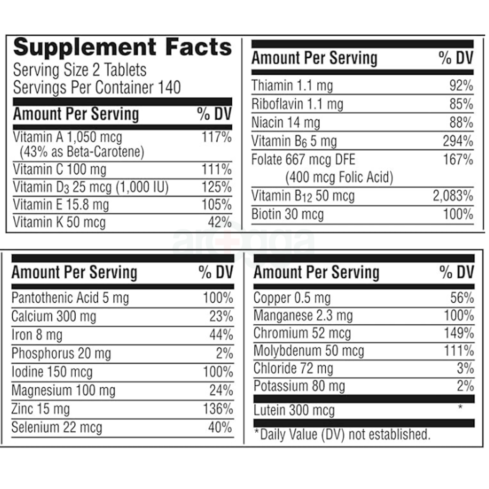 Centrum Minis Silver Women's Multivitamin for Women 50 Plus, 280 ...