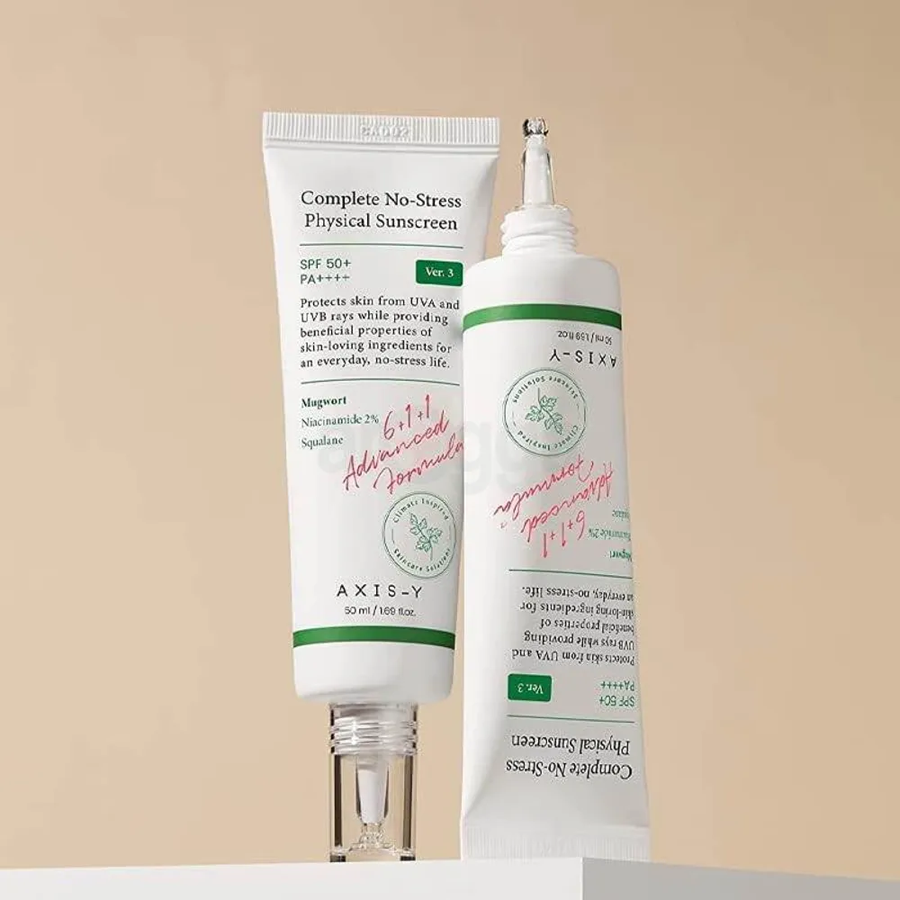 Axis-Y No Stress Physical Sunscreen with SPF 50+ PA++++ (Ver.3 ...