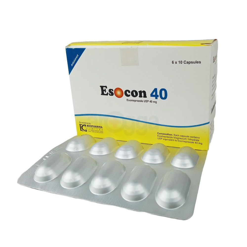 Esocon 40mg Capsule 40mg Capsule - Arogga Online Pharmacy