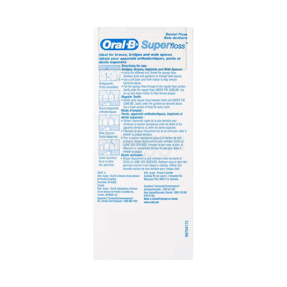 Oral-B Dental Super Floss - Arogga Beauty Store