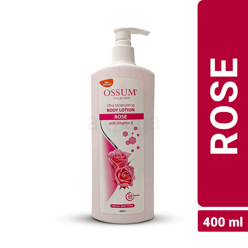 Ossum Body Lotion Rose 400ml - Arogga Beauty Store