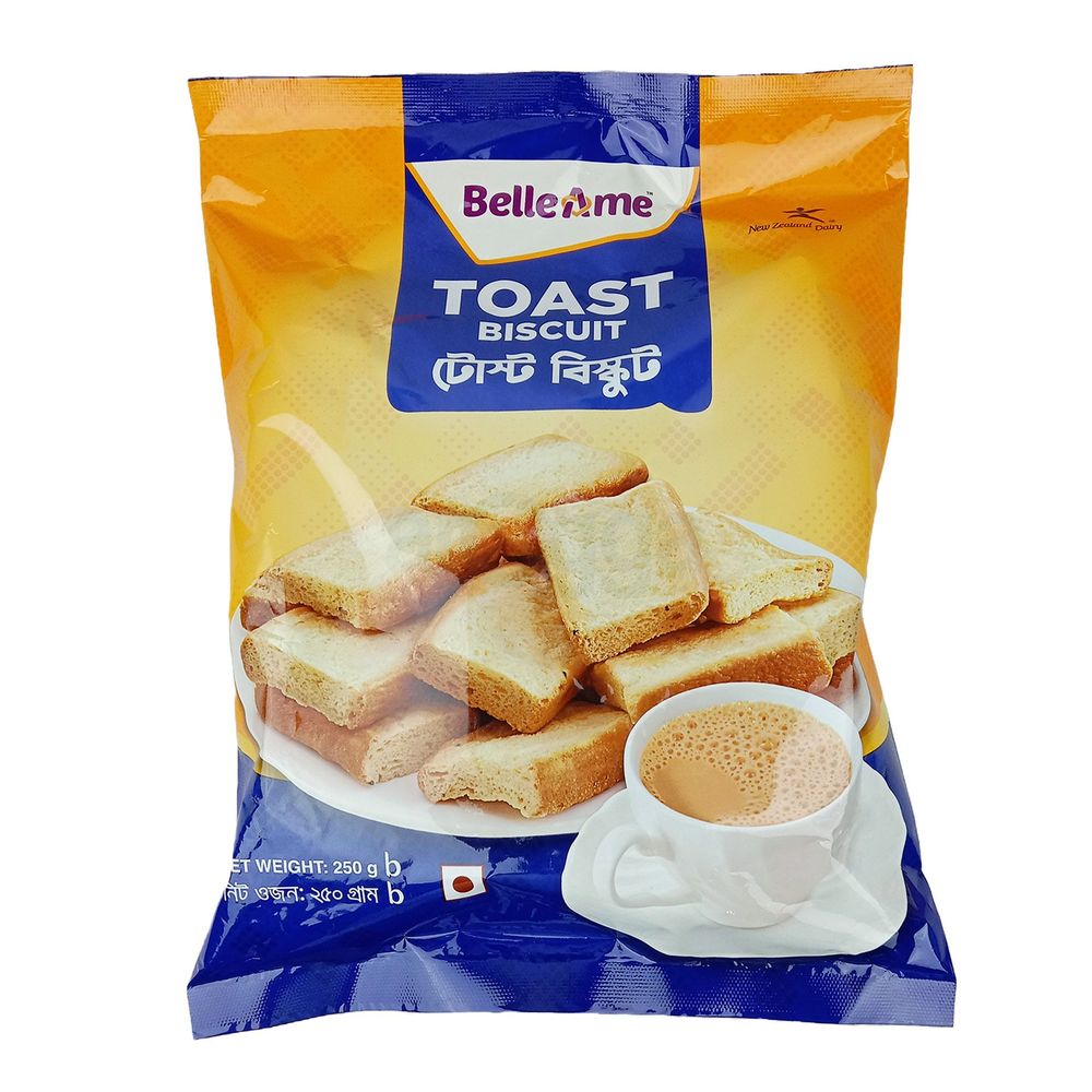 BelleAme Toast Biscuit 250gm - Arogga Ltd