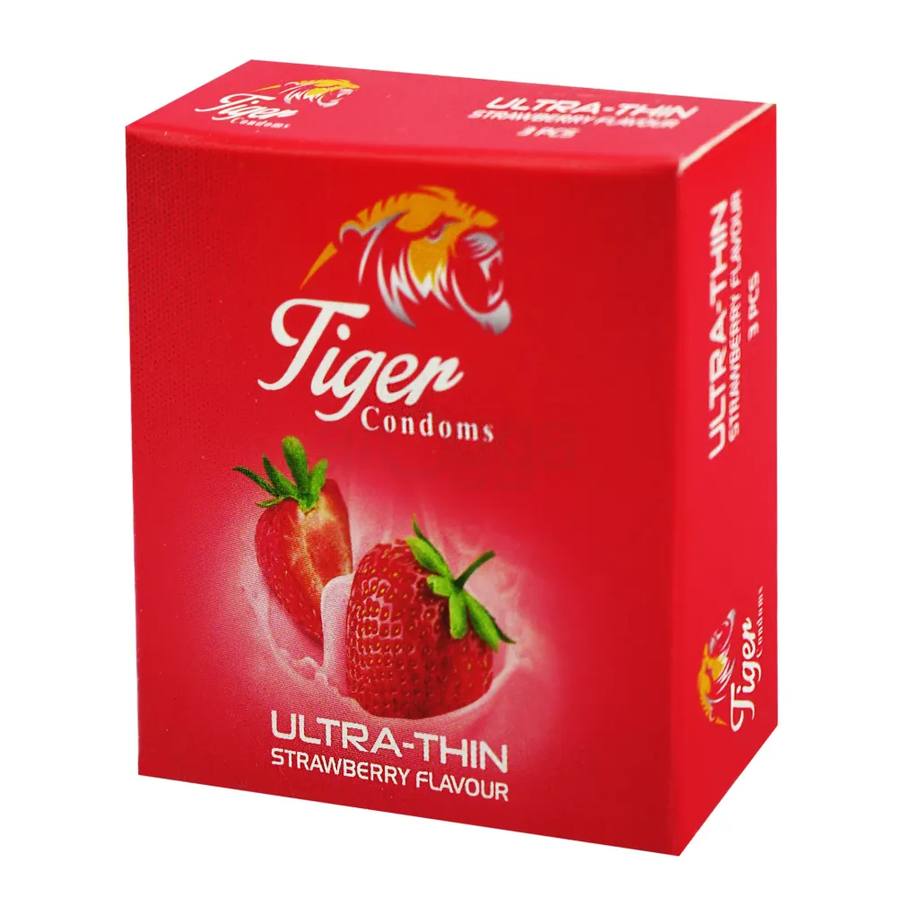 Tiger Ultra Thin Strawberry Flavour Condom 3's Pack price in Bangladesh ...