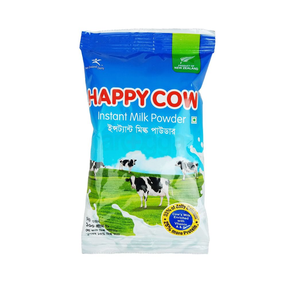 Happy Cow Instant Milk Powder 100gm - Arogga Ltd