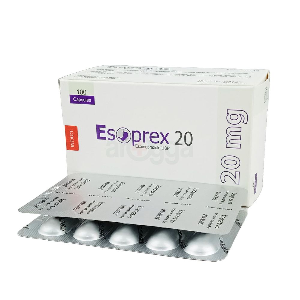 Esoprex 20mg Capsule - Arogga Online Pharmacy