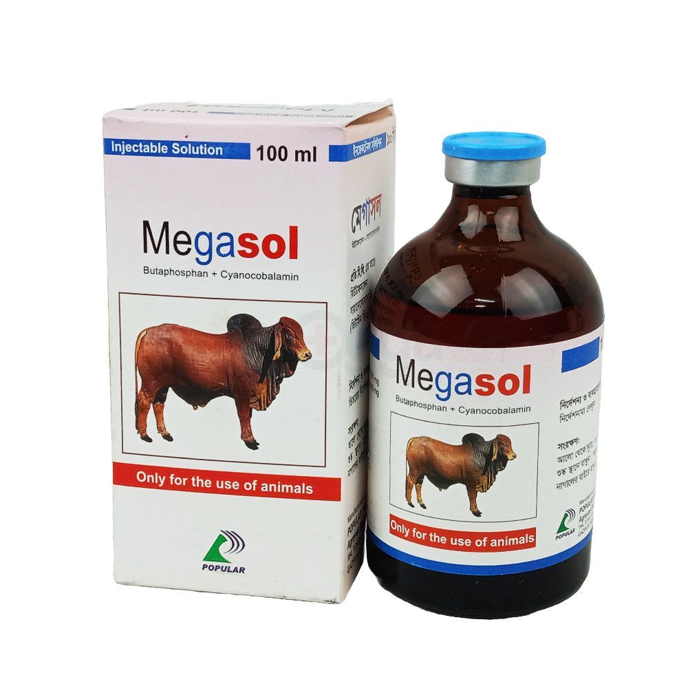 Megasol Injectable Solution 100ml price in Bangladesh | Arogga