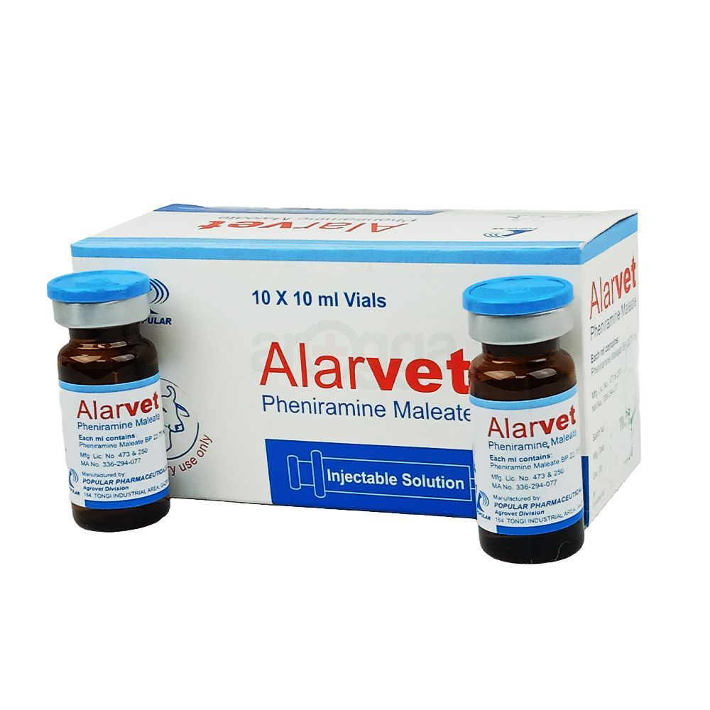 Alarvet Injectable Solution 10ml - Arogga Online Pharmacy