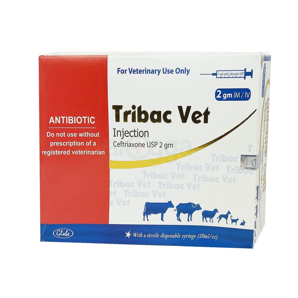 Tribac Vet 2gm IM/IV - Arogga Online Pharmacy