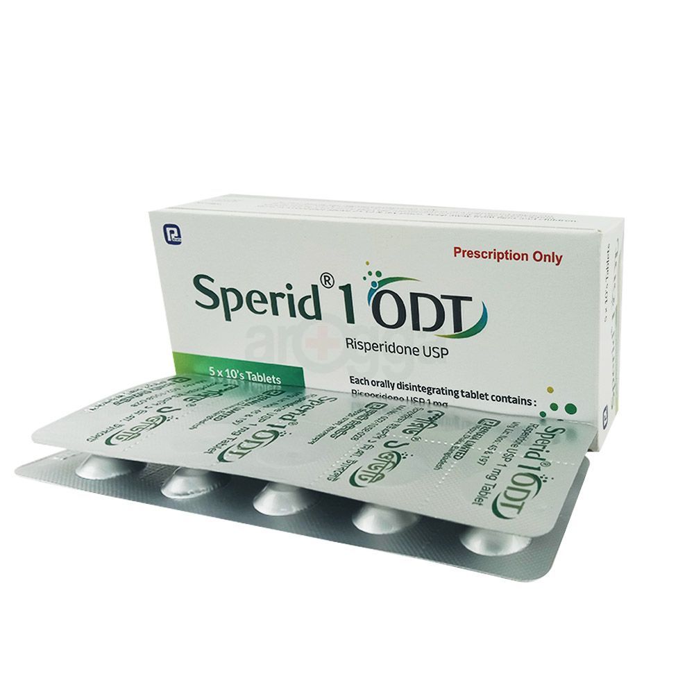 Sperid 1 ODT 1mg tablet - Arogga Online Pharmacy