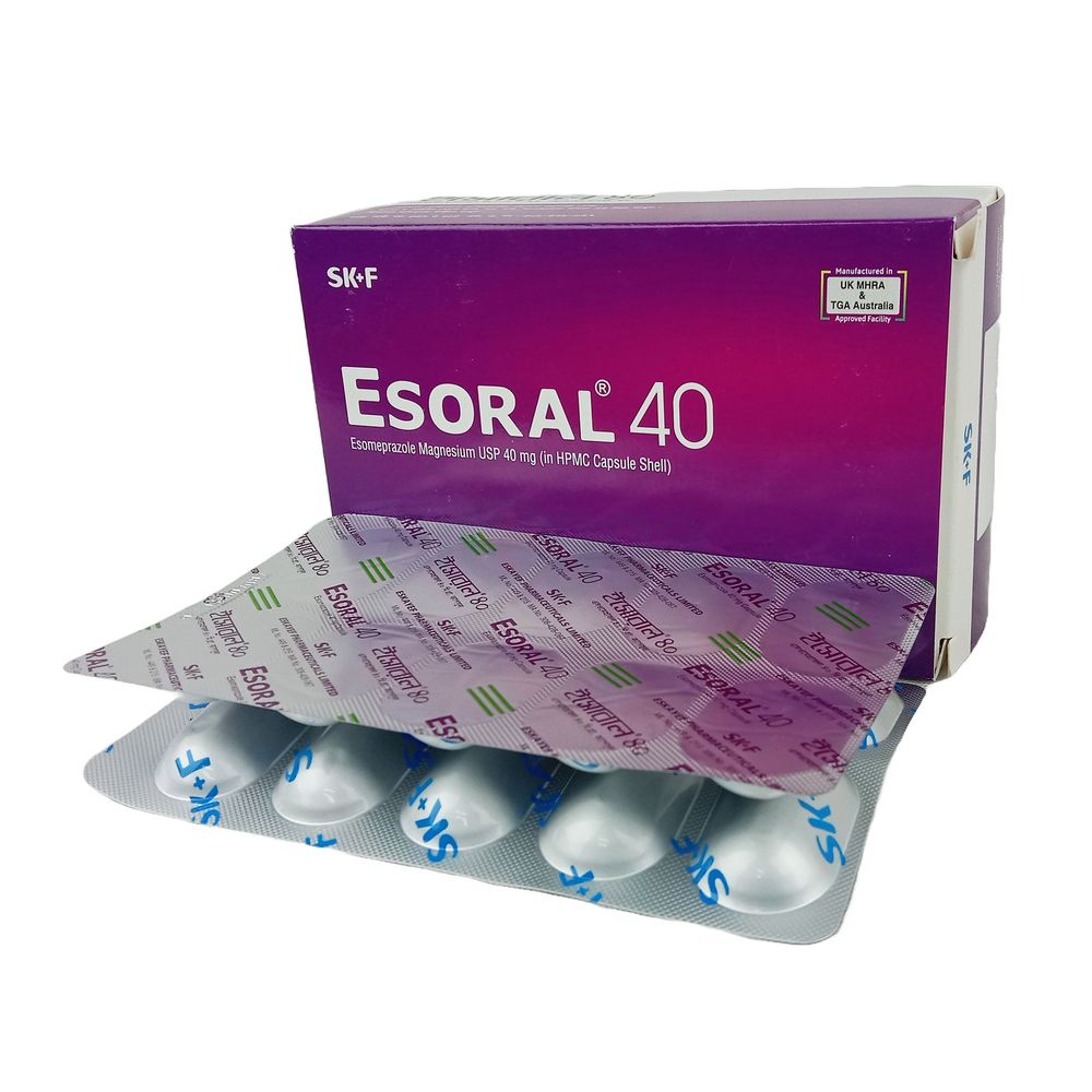 Esoral 40mg Capsule - Arogga Online Pharmacy