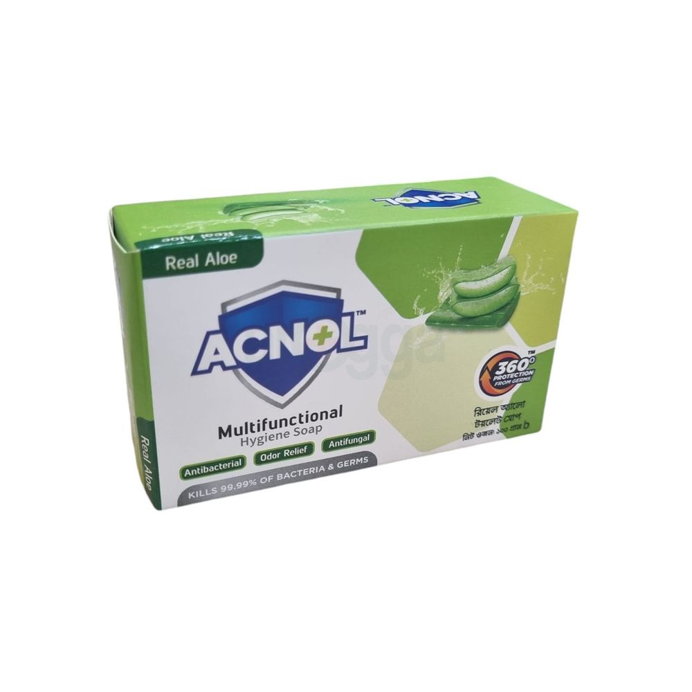 Acnol Hygiene Soap Real Aloe 100gm - Arogga Beauty Store Acnol Hygiene Soap Real Aloe 100gm - Arogga Beauty Store