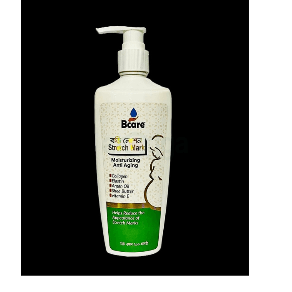 Bcare Stretch Mark Body Lotion -200gm - Arogga Online Pharmacy