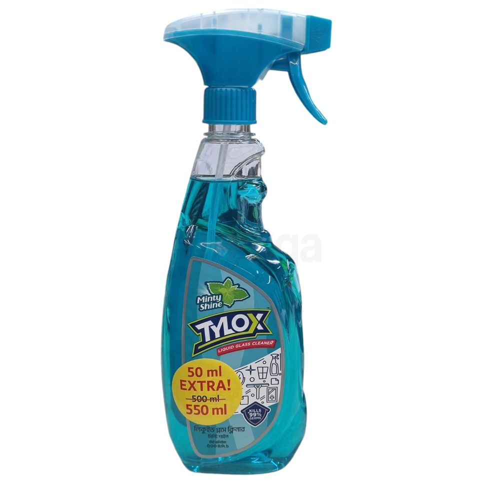 Tylox Minty Shine Liquid Glass Cleaner 500ml - Arogga Online Pharmacy