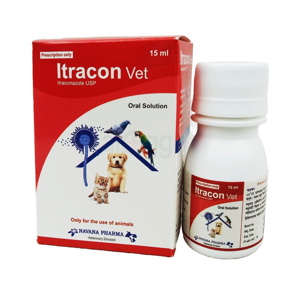 Itracon Vet 15ml - Arogga Online Pharmacy