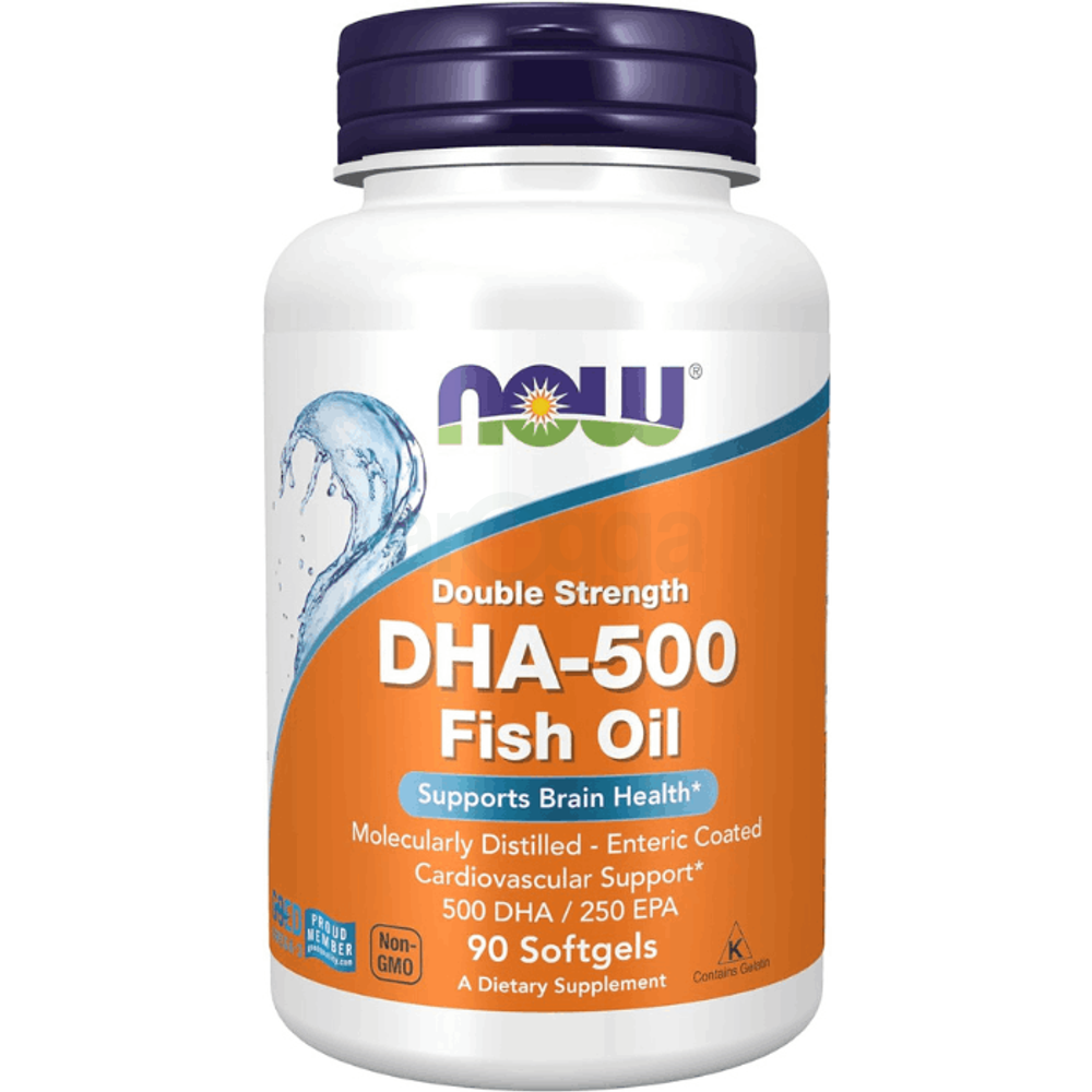 NOW Foods Supplements, DHA-500 with 250 EPA, Supports Brain Health*, 90 ...