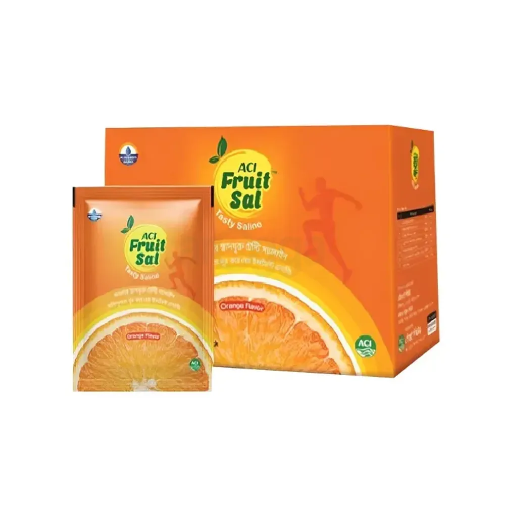 ACI Fruit Sal Tasty Saline Box (20 Sachets) - Arogga Ltd